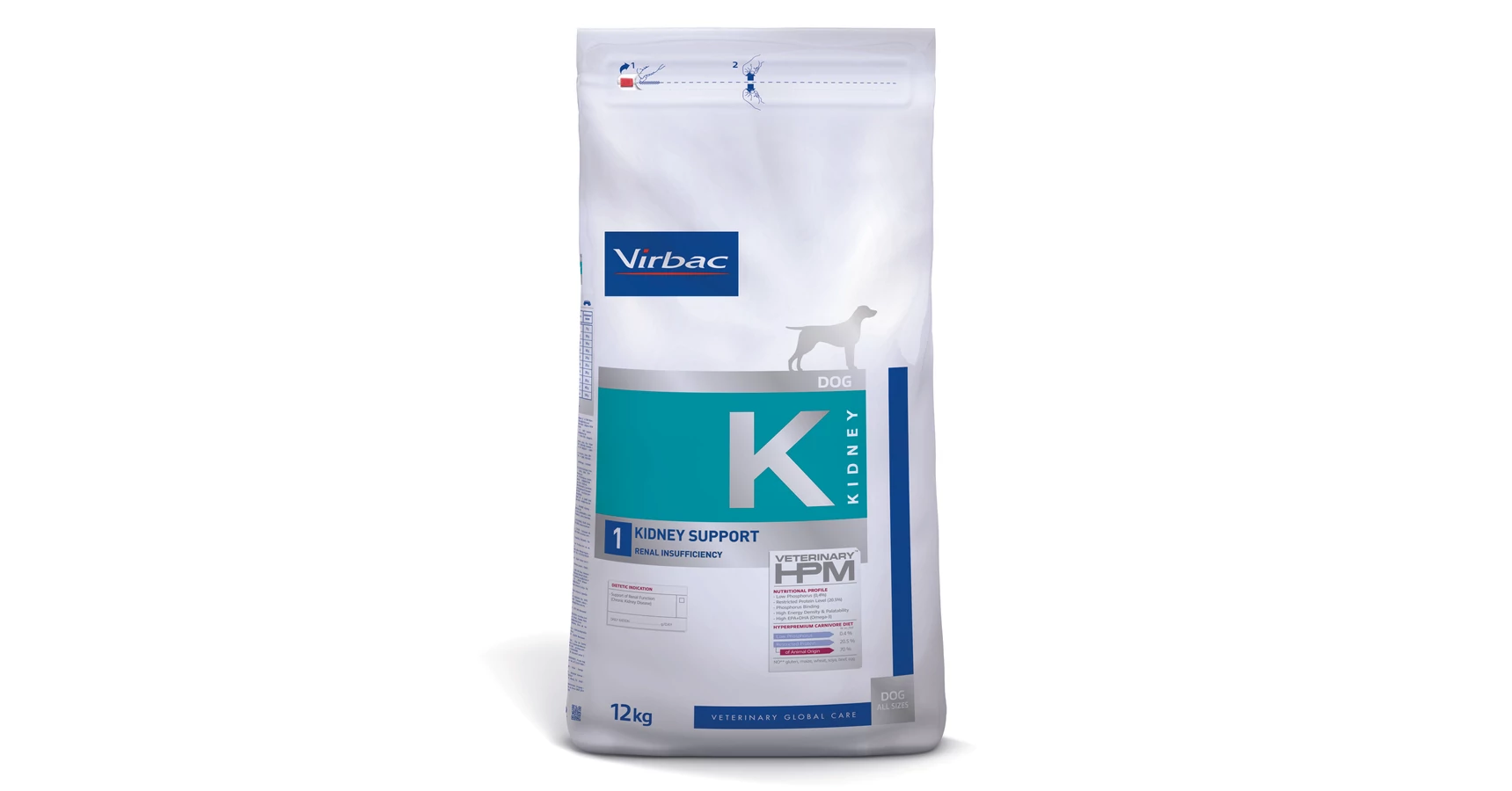 Virbac HPM Dog Kidney Support 12 kg - VIRBAC-HPM