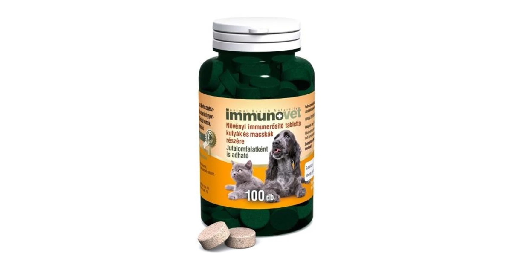 Immunovet Pets ízesített immunerősítő tabletta 100 db - IMMUNERŐSÍTÉS