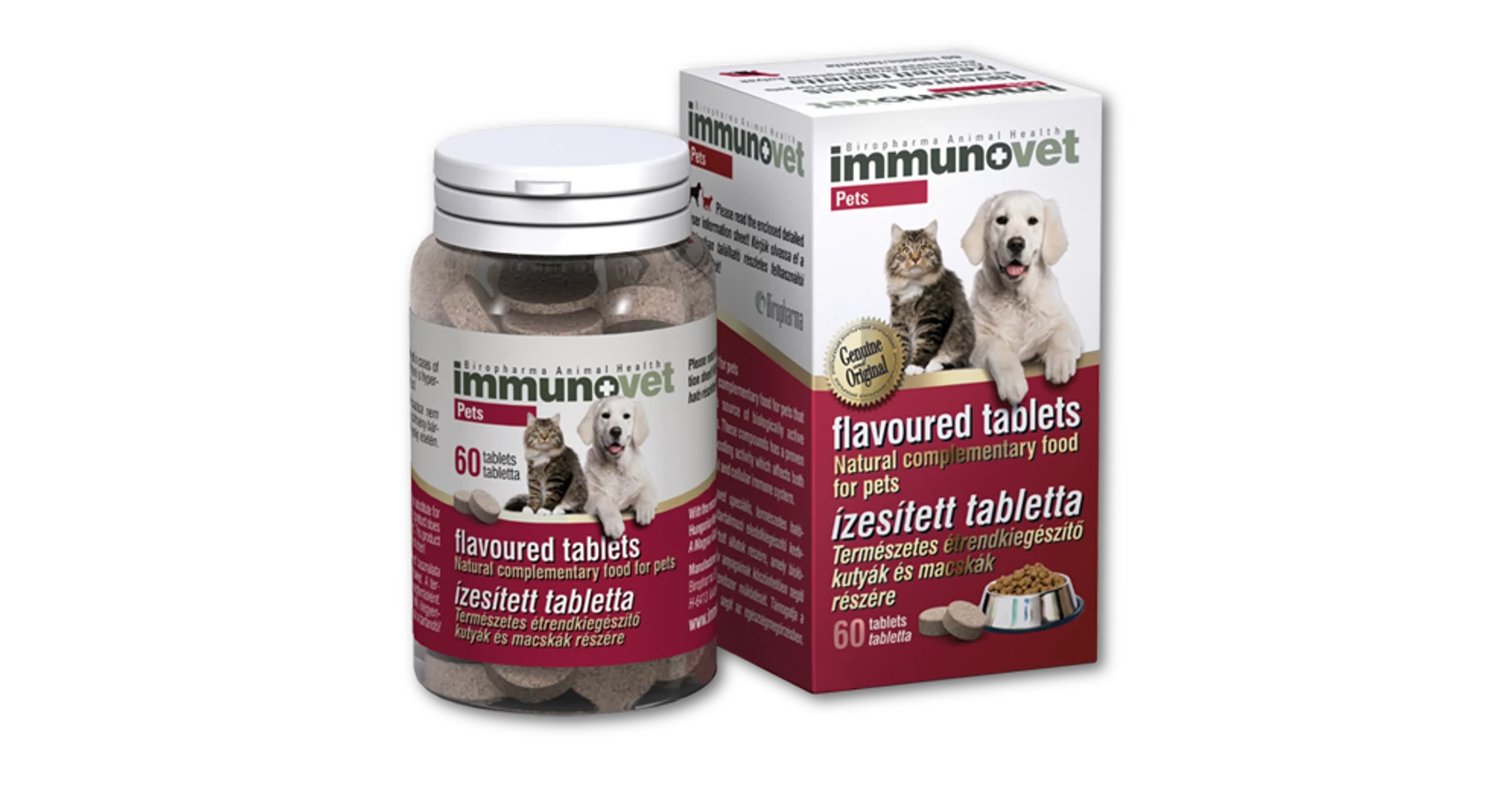 Immunovet Pets ízesített immunerősítő tabletta 60 db - IMMUNERŐSÍTÉS